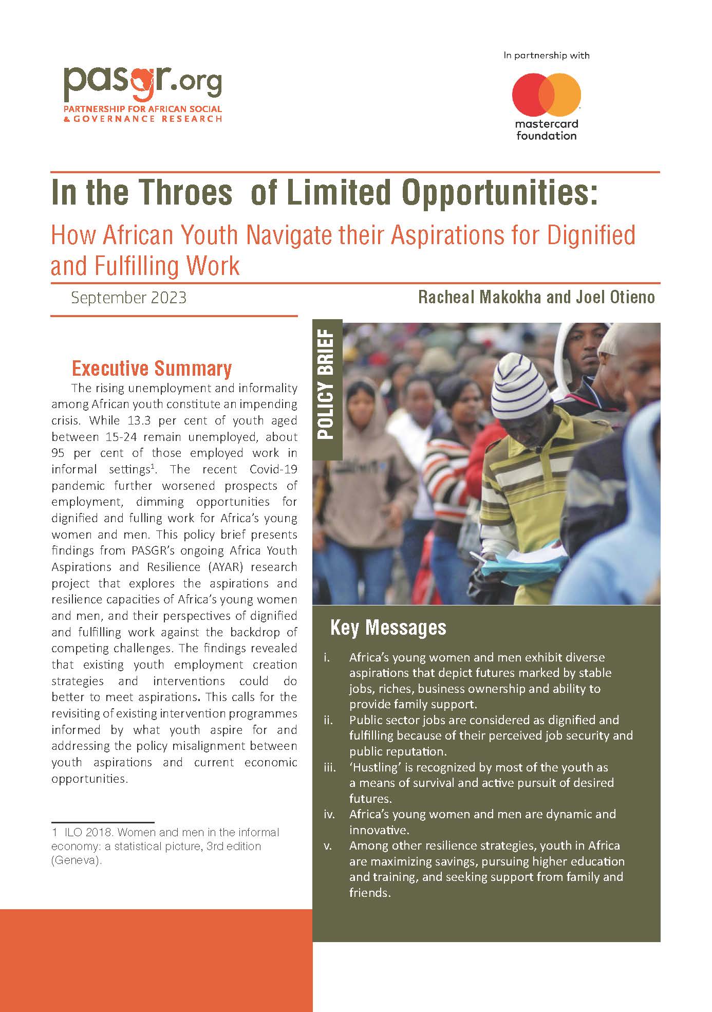 Policy Brief - In the Throes of Limited Opportunities: How African ...