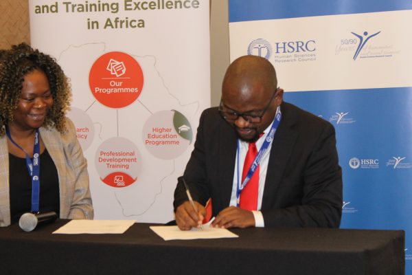 PASGR signs MoU with HSRC - PASGR