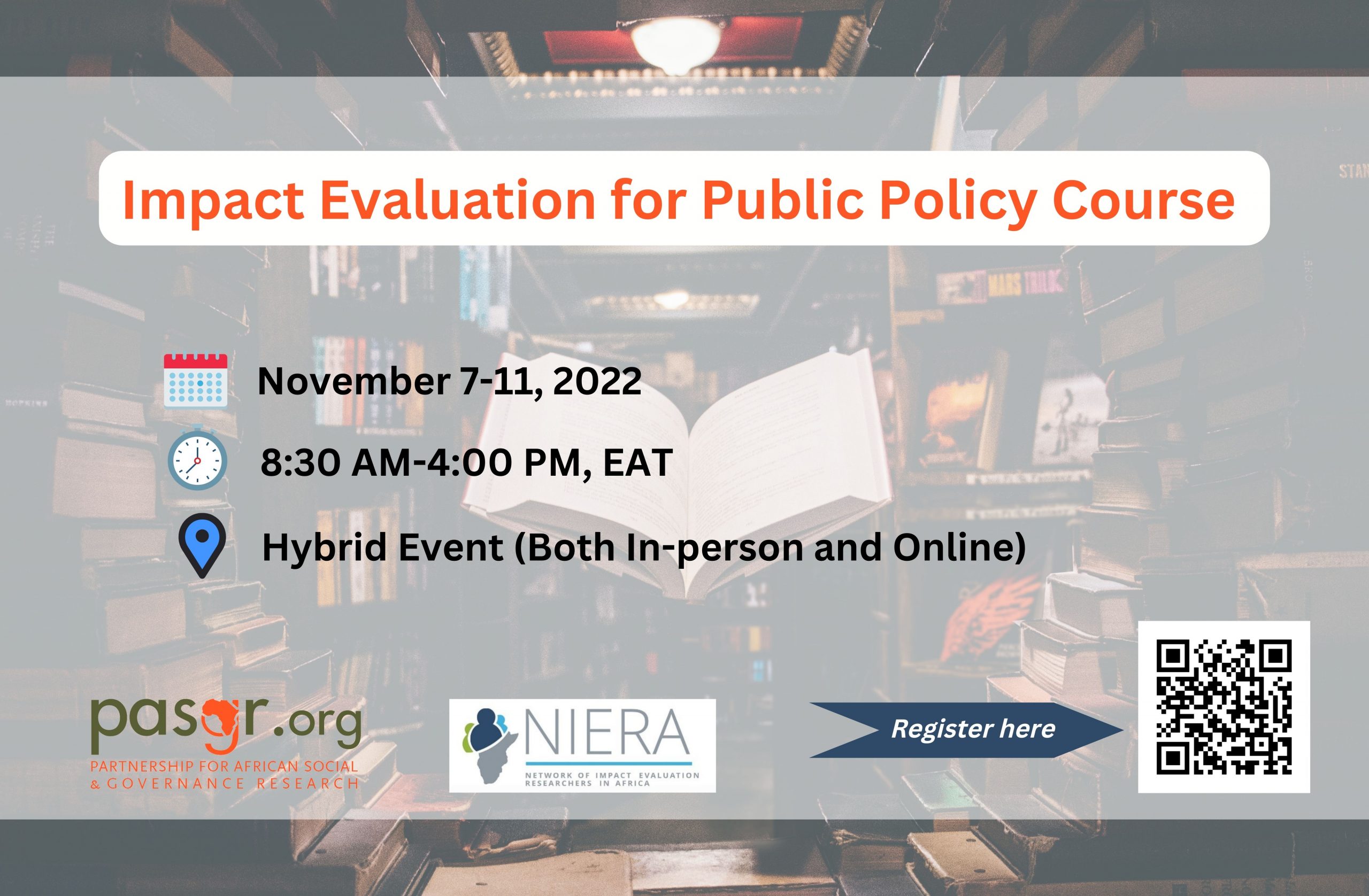 Impact Evaluation for Public Policy Course - PASGR