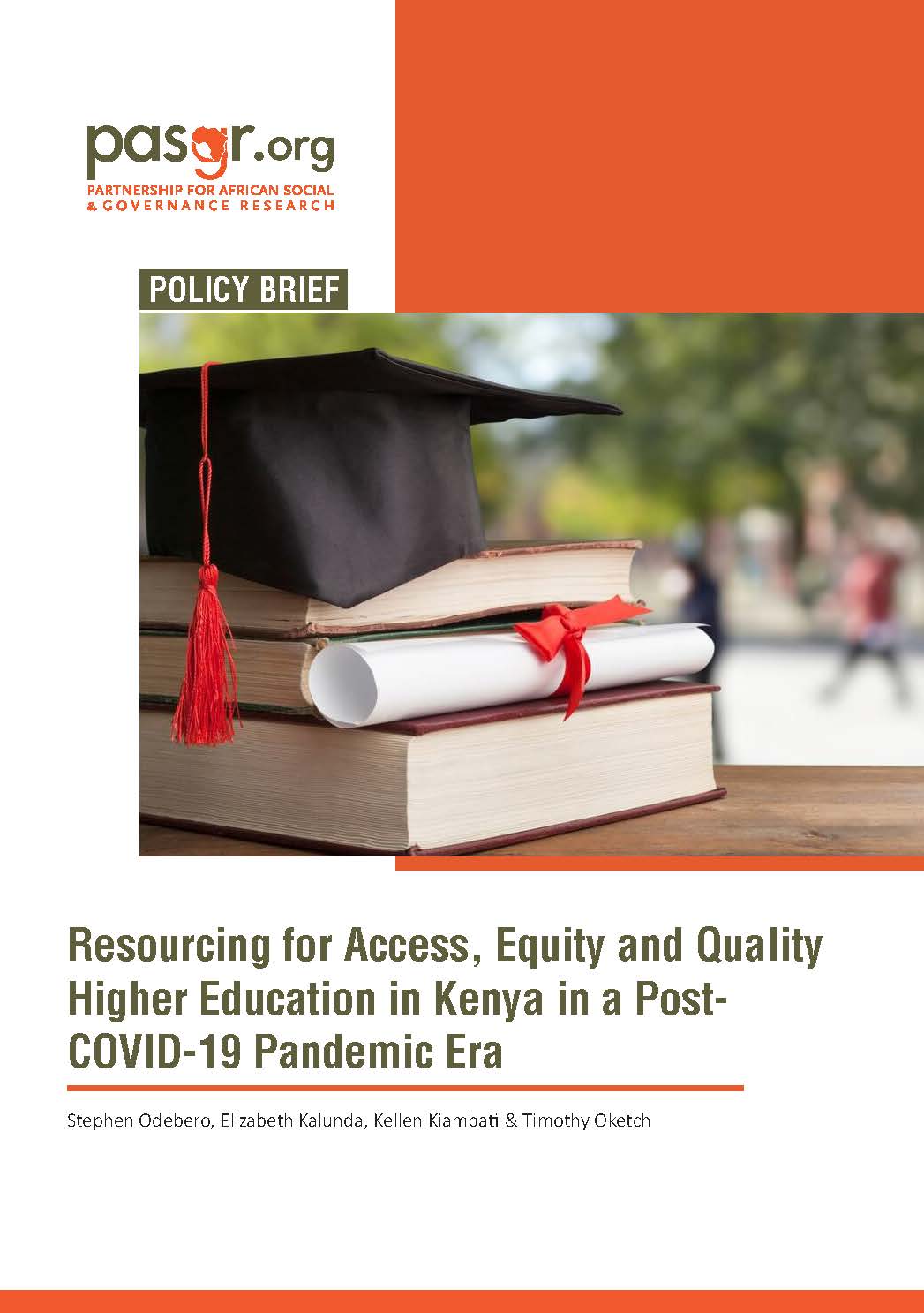 Resourcing for Access, Equity and Quality Higher Education in Kenya in ...